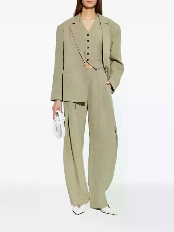 IRO PARIS Sonja Pleated Wide-leg Trousers
