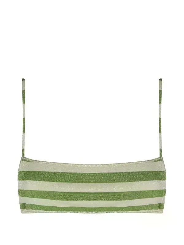 MC2 SAINT BARTH Sadie Bikini Top - Silver