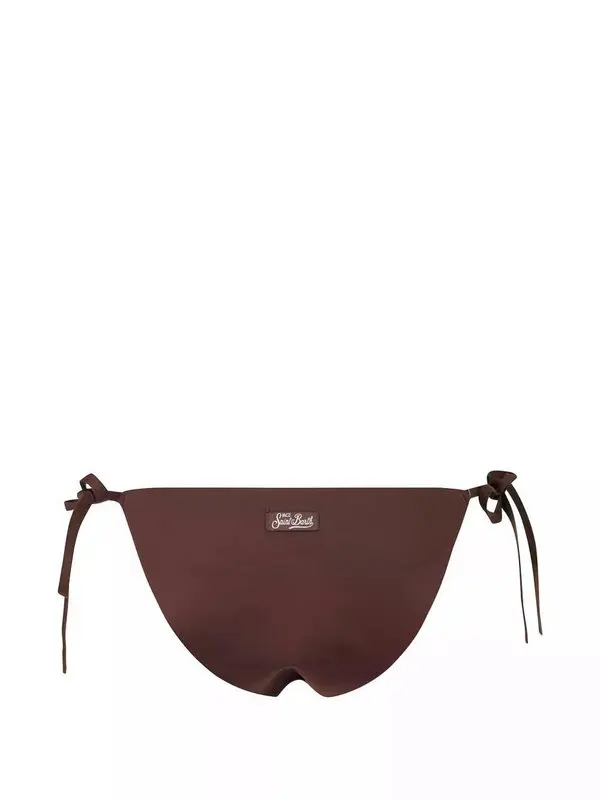 MC2 SAINT BARTH Aura Side-tie Bikini Bottoms - Brown