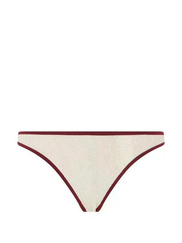 MC2 SAINT BARTH Naomi Crinkle-effect Bikini Bottoms