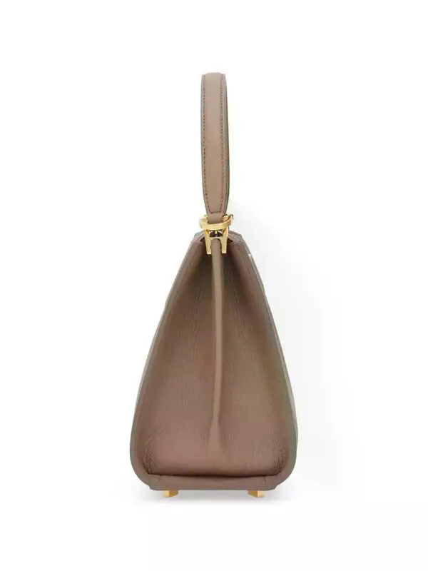 FERRAGAMO Studio Box Leather Tote Bag