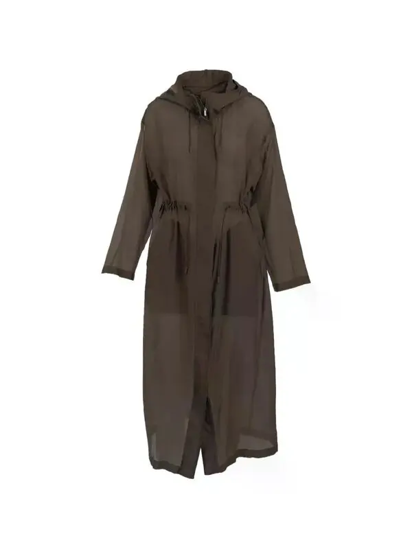 Marella Sheer Drawstring Coat