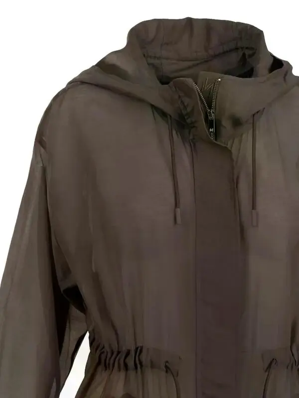 Marella Sheer Drawstring Coat