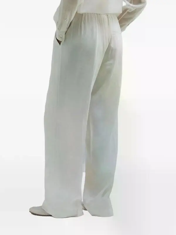Marella Drawstring Waist Wide-leg Trousers