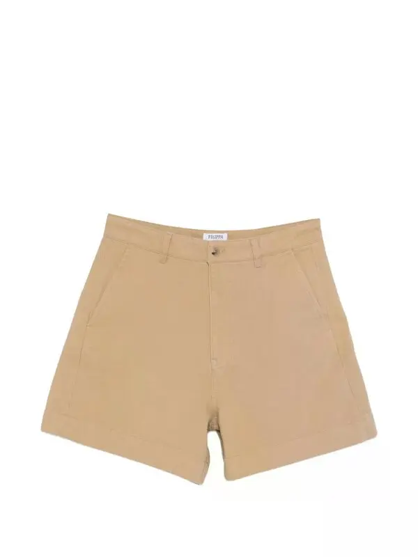Filippa K Baggy Belt-loop Shorts - Neutrals