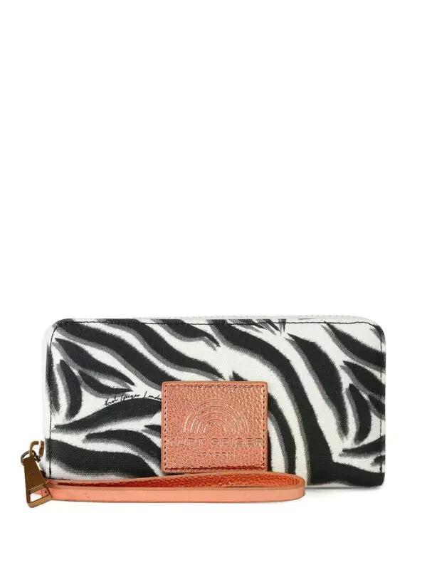 Kurt Geiger Southbank Logo-patch Wallet - White