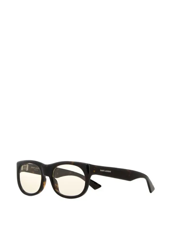 Saint Laurent Rectangle Sunglasses With Side Logo Motif