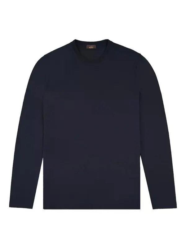 SLOWEAR Long-sleeve Crew-neck T-shirt - Blue