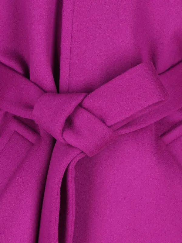 Saint Laurent Wool Coat - Multicolor