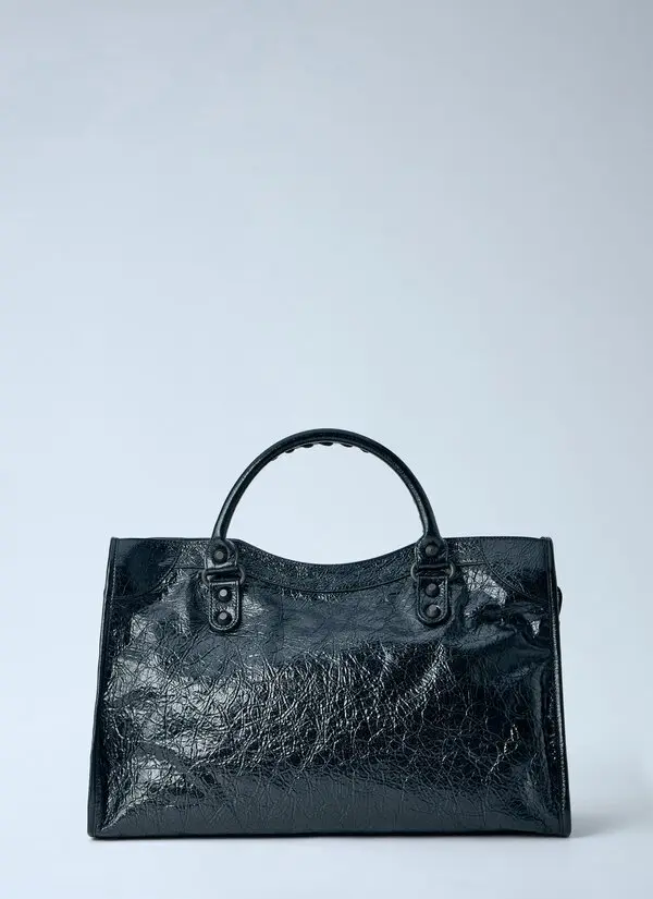 Balenciaga Le City Medium Handbag - Black