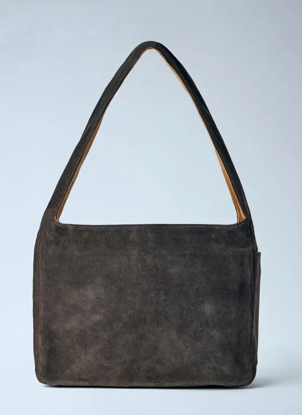 Our Legacy Grande Brick Suede Shoulder Bag - Brown