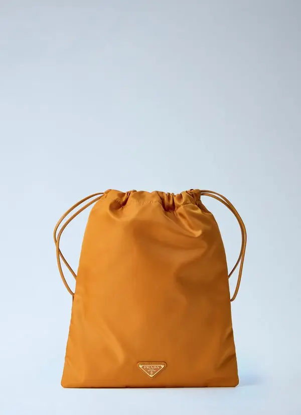 Prada Re-nylon Wish Pouch - Orange