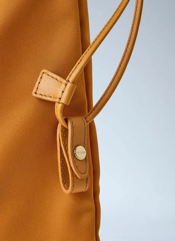 Prada Re-nylon Wish Pouch - Orange