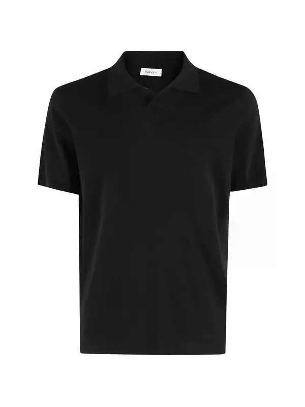 KANGRA Short-sleeve Polo Shirt - Black