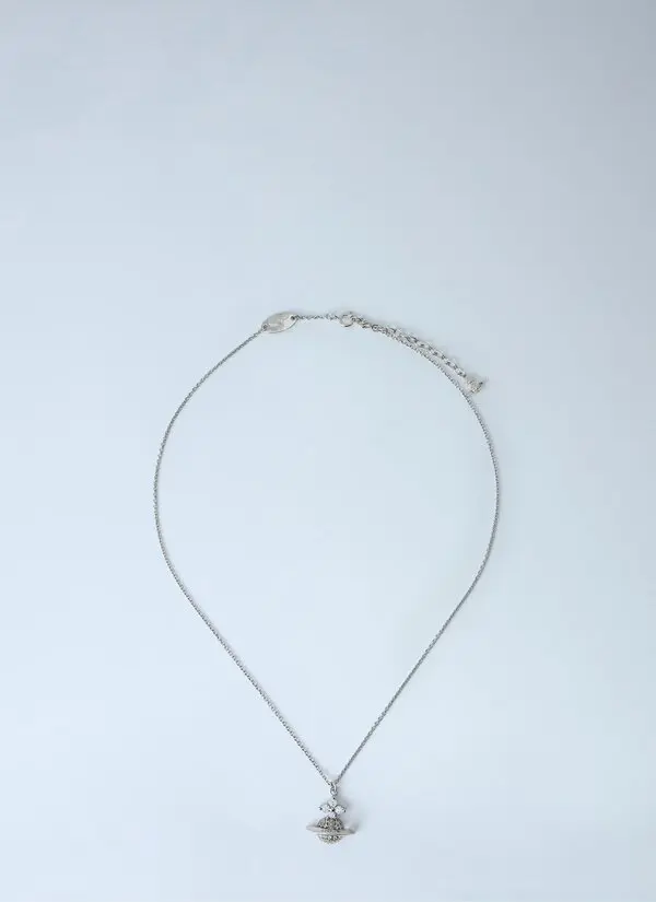 VIVIENNE WESTWOOD Tiziana Long Pendant Necklace - Silver