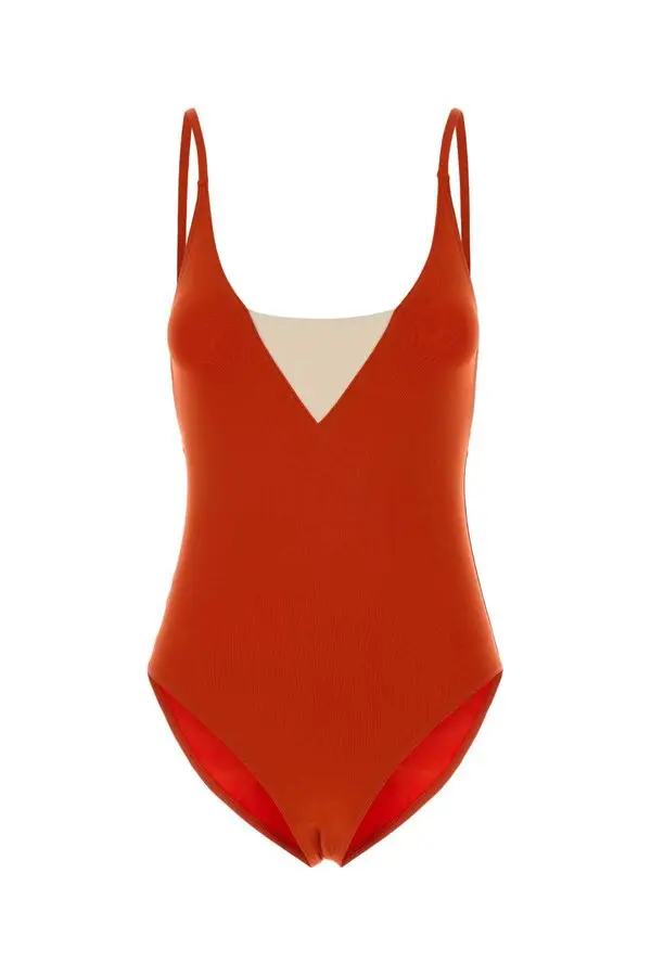ERES Coral Stretch Nylon Swimsuit - Red