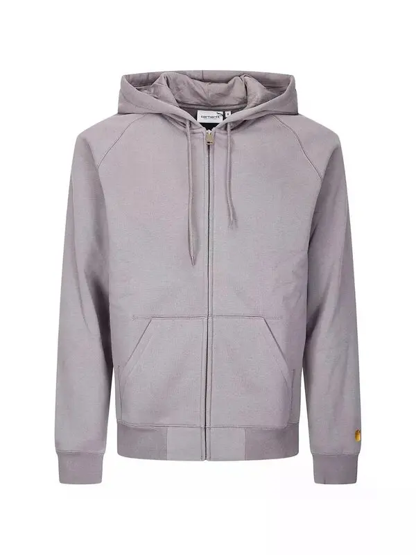 Carhartt Work In Progress Chase Zip Hooded Jacket - Grey
