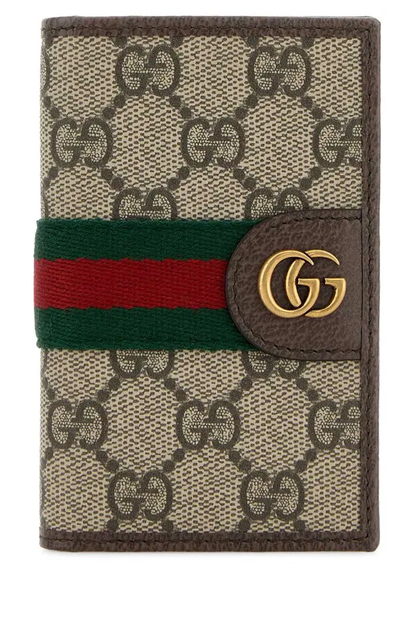 Gucci Gg Supreme Fabric Ophidia Card Holder