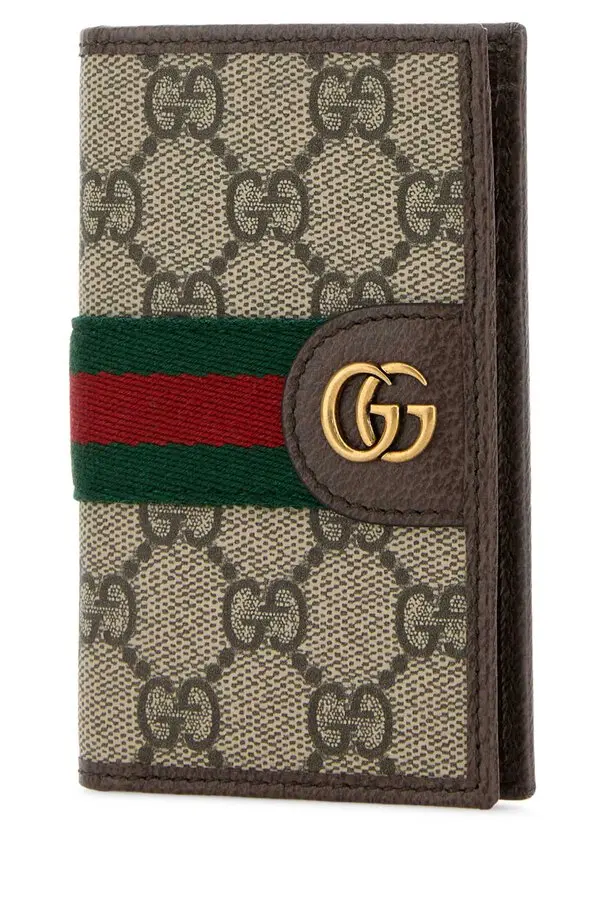 Gucci Gg Supreme Fabric Ophidia Card Holder