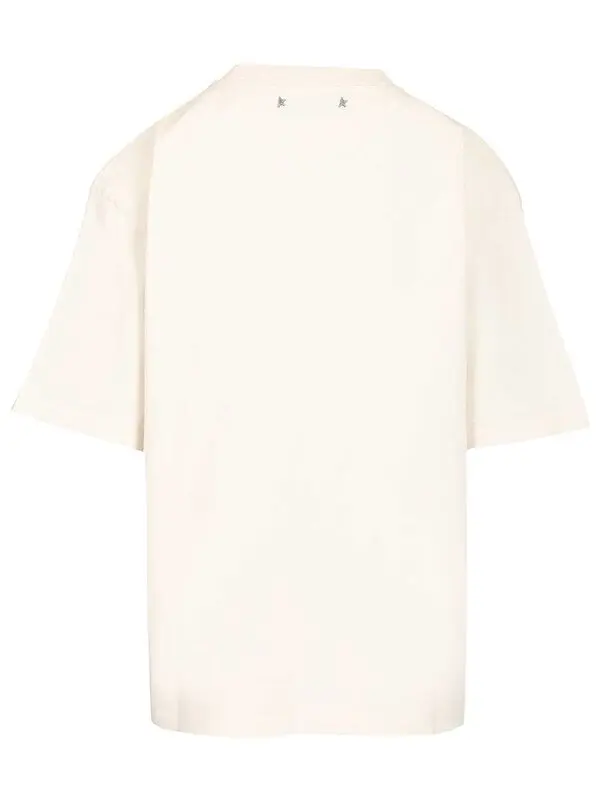 GOLDEN GOOSE Crewneck T-shirt With Graphic Print