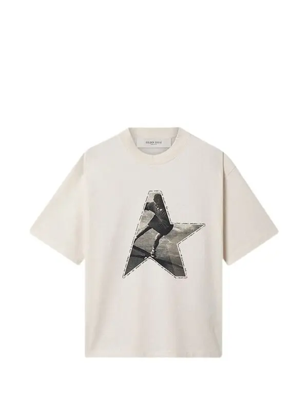 GOLDEN GOOSE Crewneck T-shirt With Graphic Print