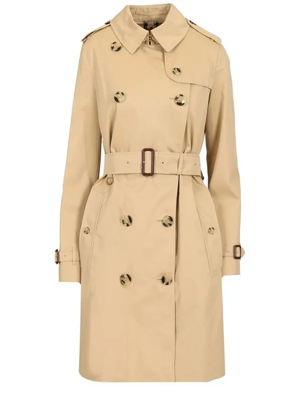 Burberry Kensington Classic Trench Coat - Cream