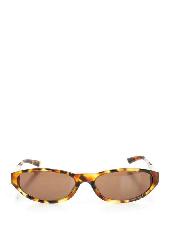 Balenciaga Acetate Round Sunglasses - Brown