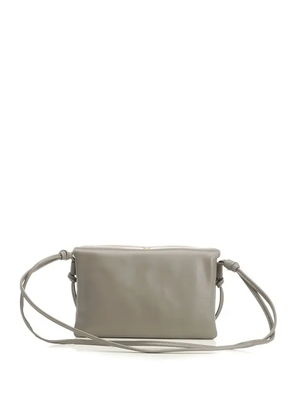 Celine Trio Leather Bag With Triomphe Snap Closure