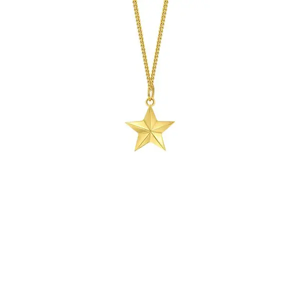 TRUE ROCKS 18kt -plated Mini Star Pendant Necklace - Gold