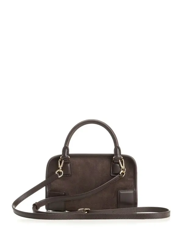 Loewe Amazona 180 Calfskin And Suede Bag - Brown
