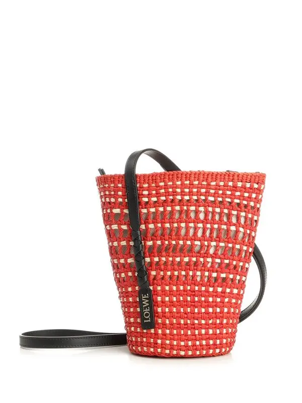 Loewe Braided Bag - Red