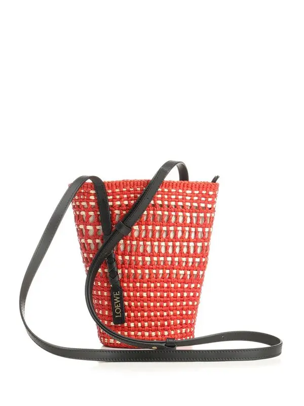 Loewe Braided Bag - Red