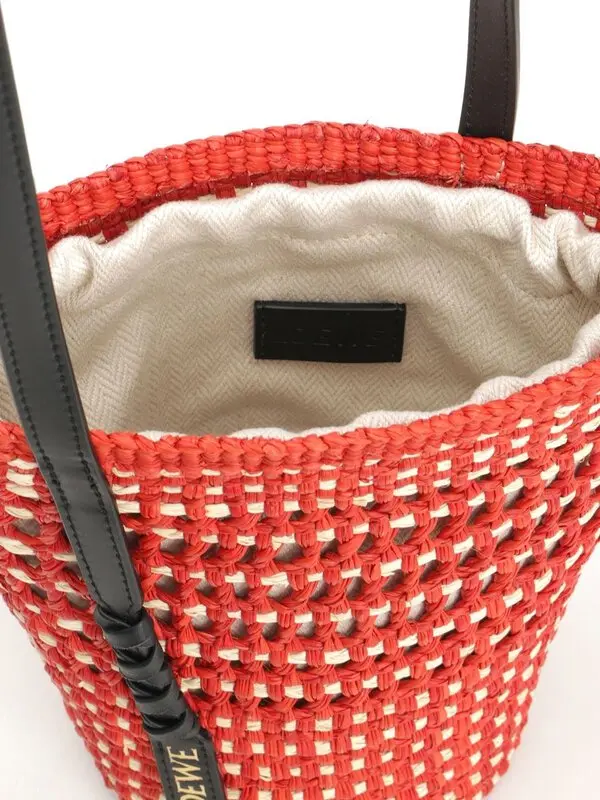 Loewe Braided Bag - Red
