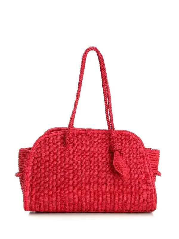 Jacquemus Le Turismo Raphia Shoulder Bag - Red