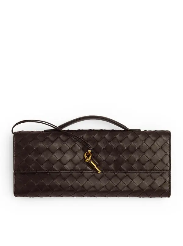 Bottega Veneta Andiamo Clutch With Knot Closure - Multicolor