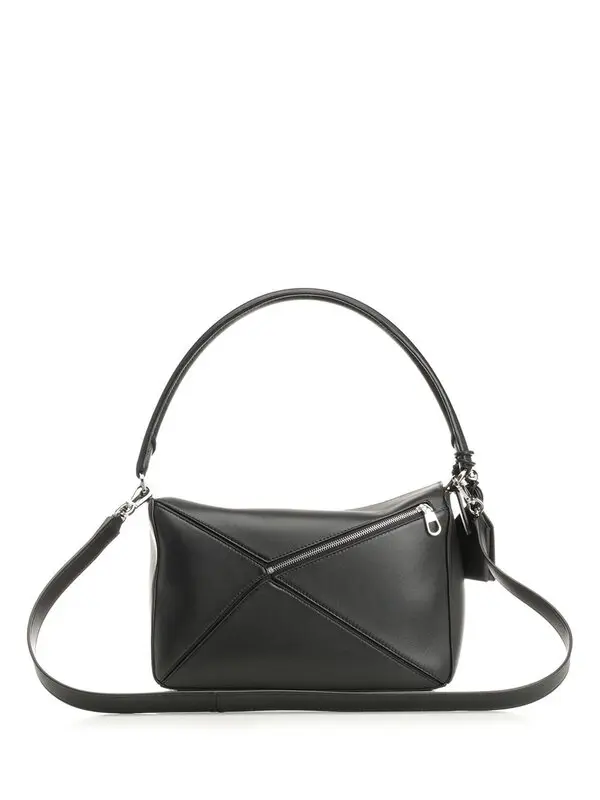 Loewe Puzzle Featherlight Medium Bag - Black