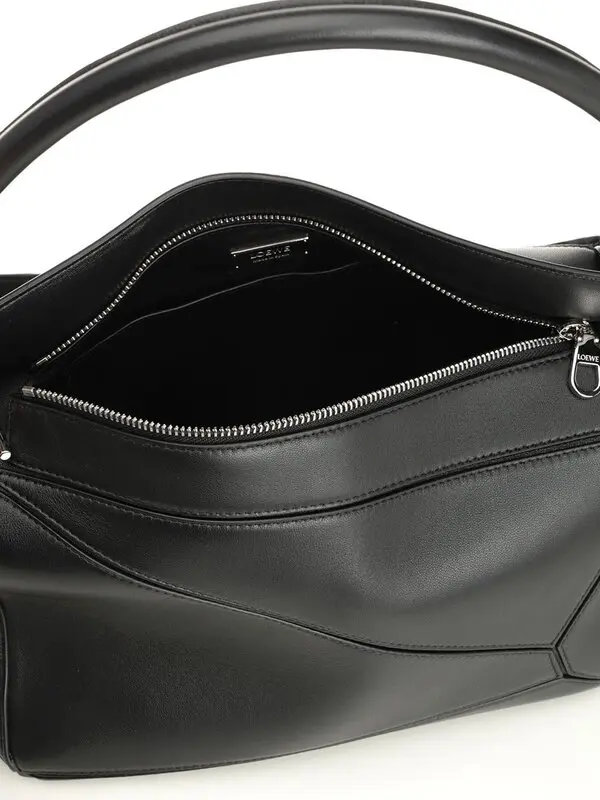 Loewe Puzzle Featherlight Medium Bag - Black