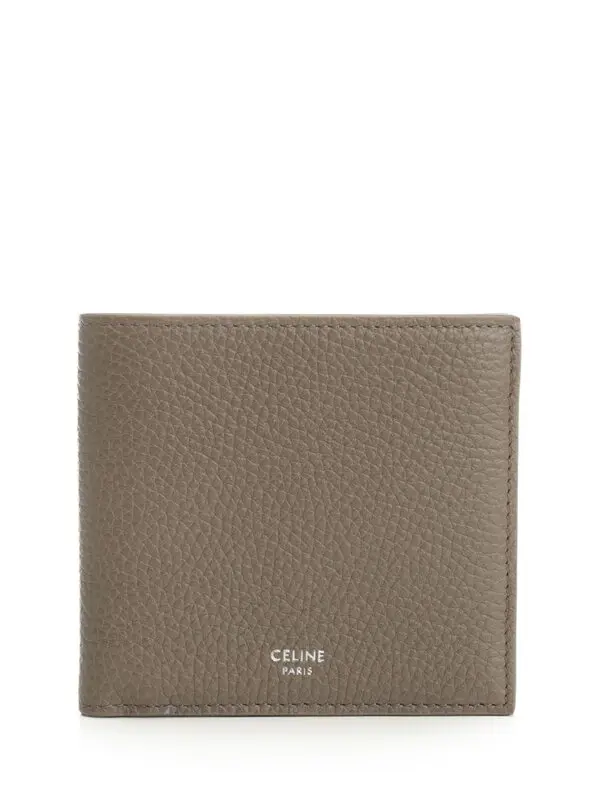 Celine Bi-fold Card Holder - Cream