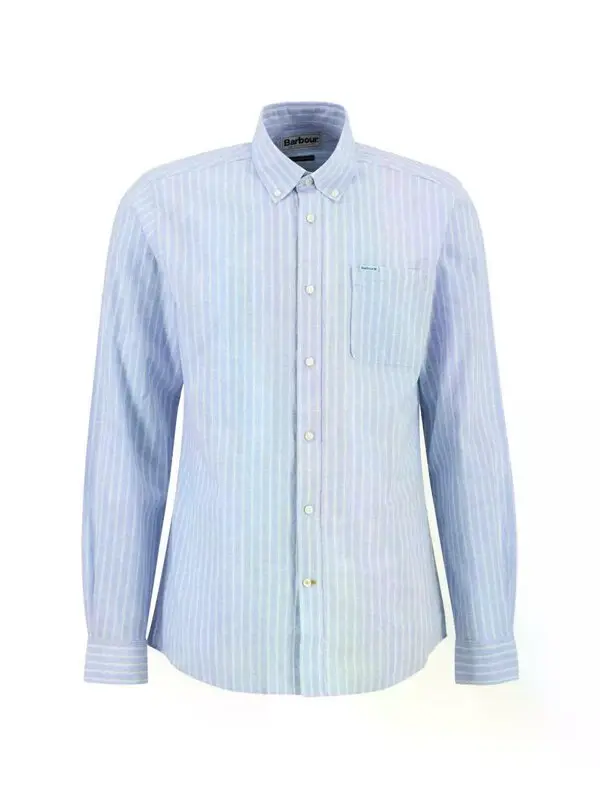 Barbour Nelson Striped Shirt - Blue