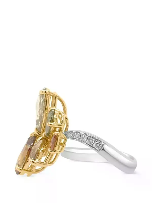 HYT JEWELRY Floral Diamond Ring