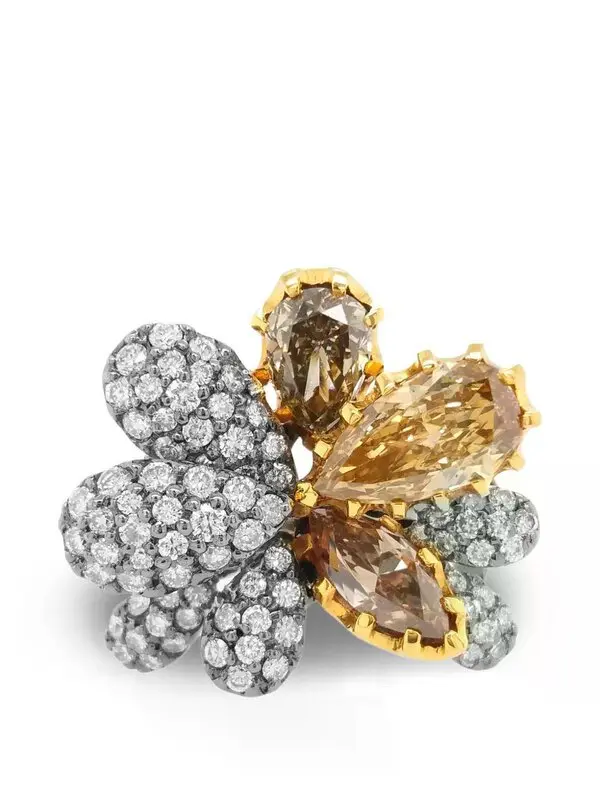 HYT JEWELRY Flower Diamond Ring