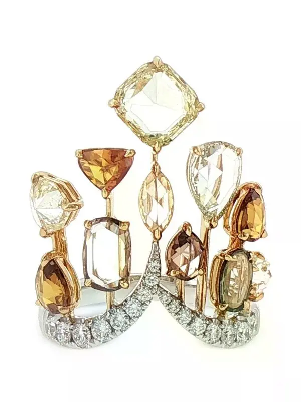 HYT JEWELRY Diamond Ring In 18k White Gold Or 18k Yellow Gold