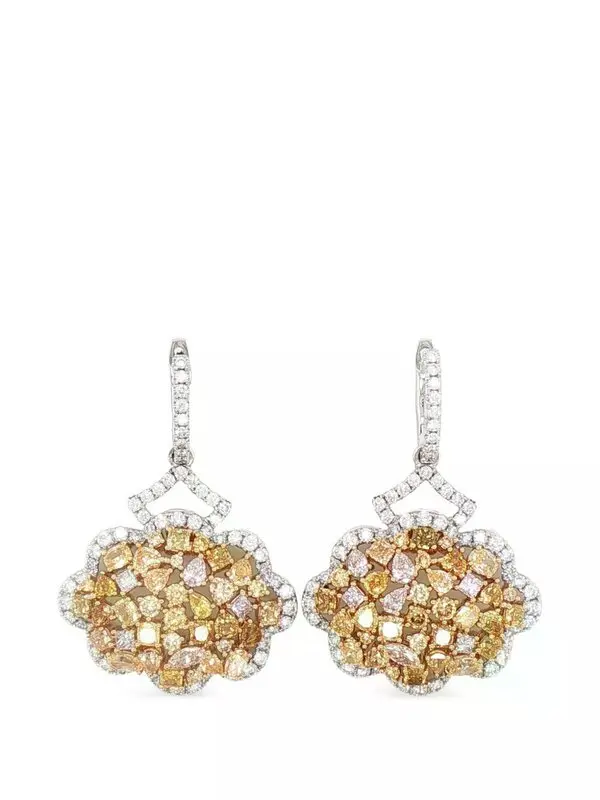 HYT JEWELRY 18k Gold Diamond Drop Earrings