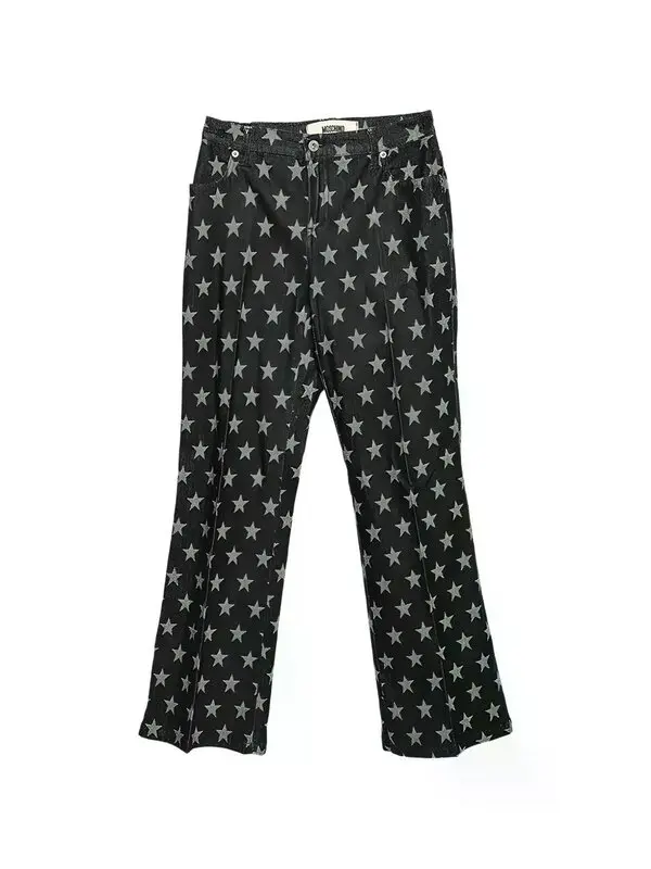 Moschino Star-print Flared Jeans