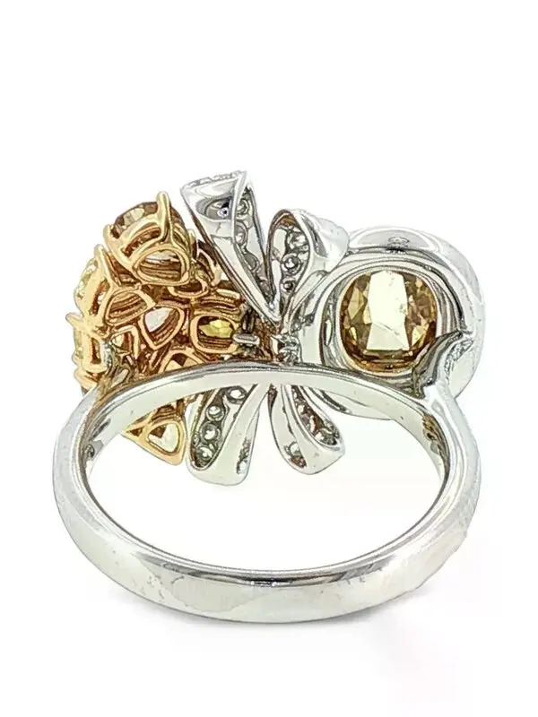 HYT JEWELRY 18k White Gold Bow Diamond Ring