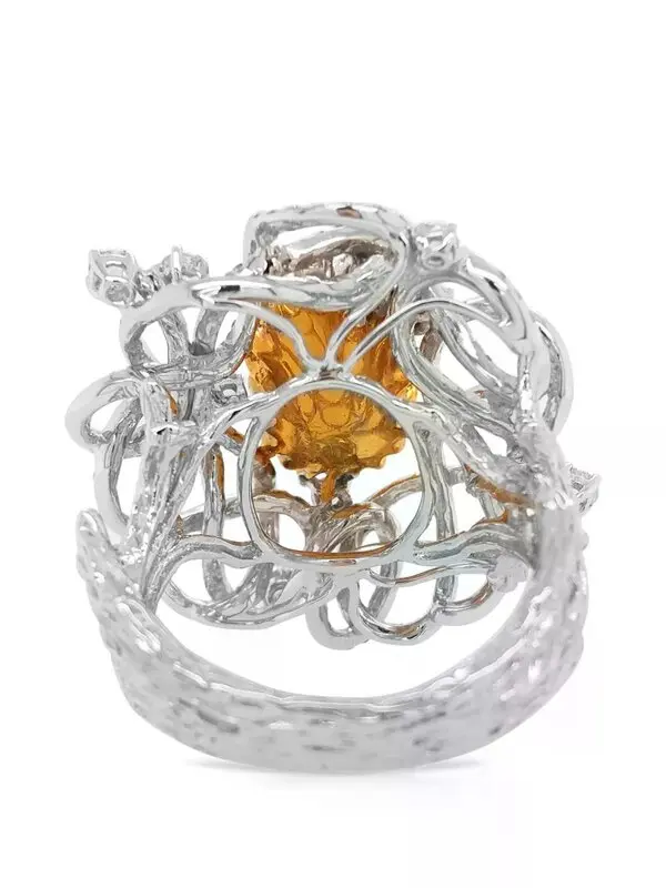 HYT JEWELRY Floral Diamond Ring