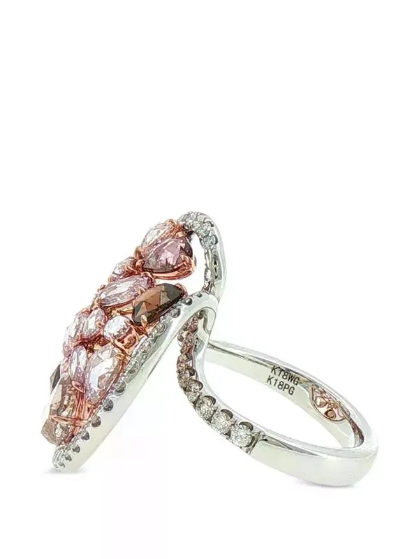 HYT JEWELRY Floral Diamond Ring