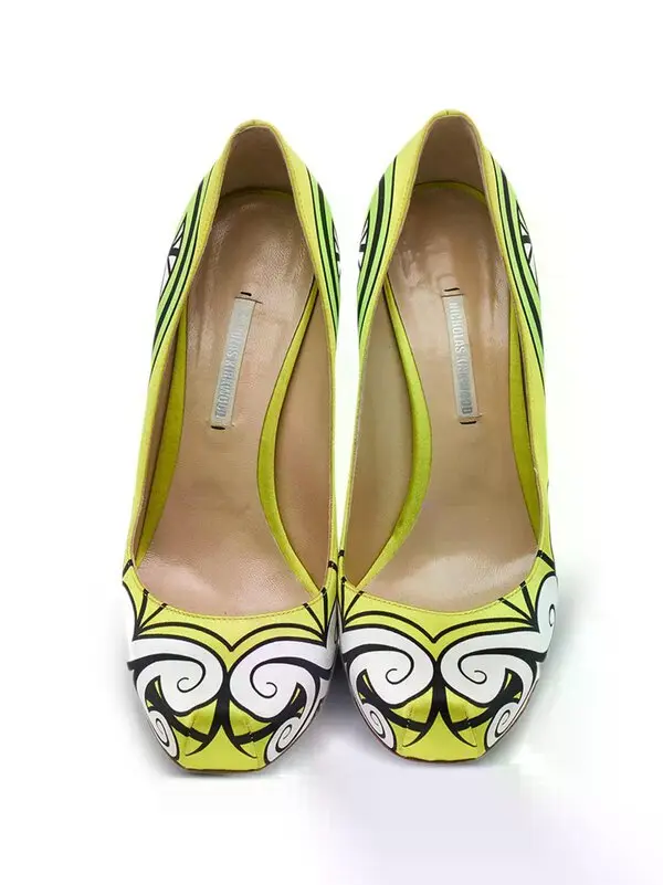 NICHOLAS KIRKWOOD Printed Platform Pumps