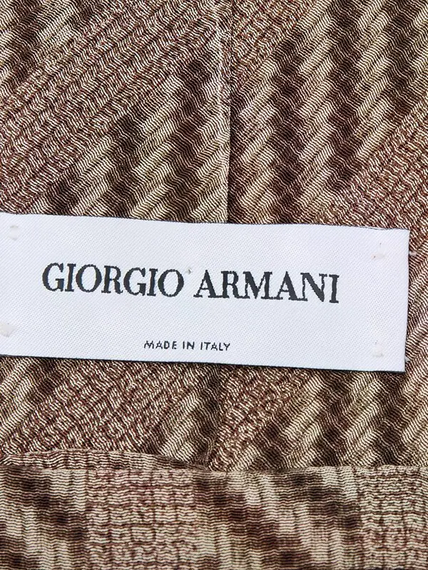 Giorgio Armani Silk Diagonal-stripe Neck Tie