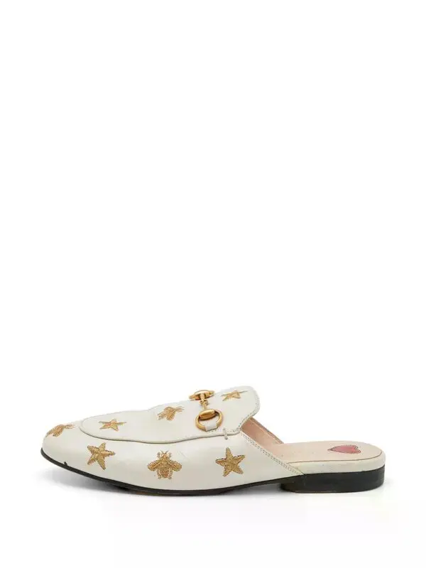 Gucci Princetown Horsebit Mules - Neutrals